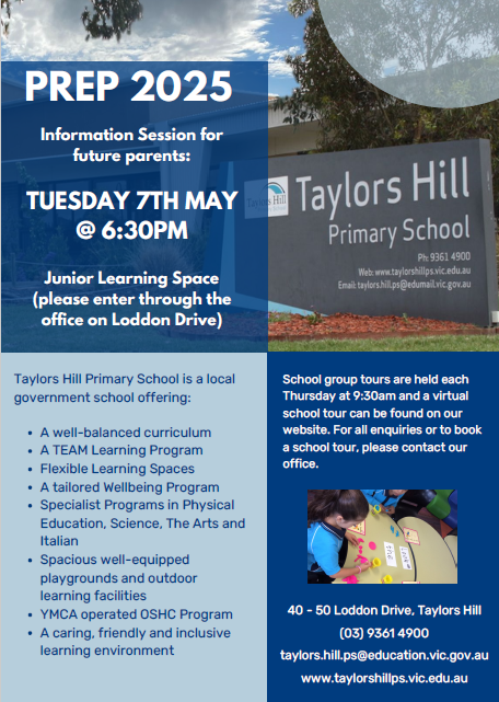 Prep 2025 Information Session