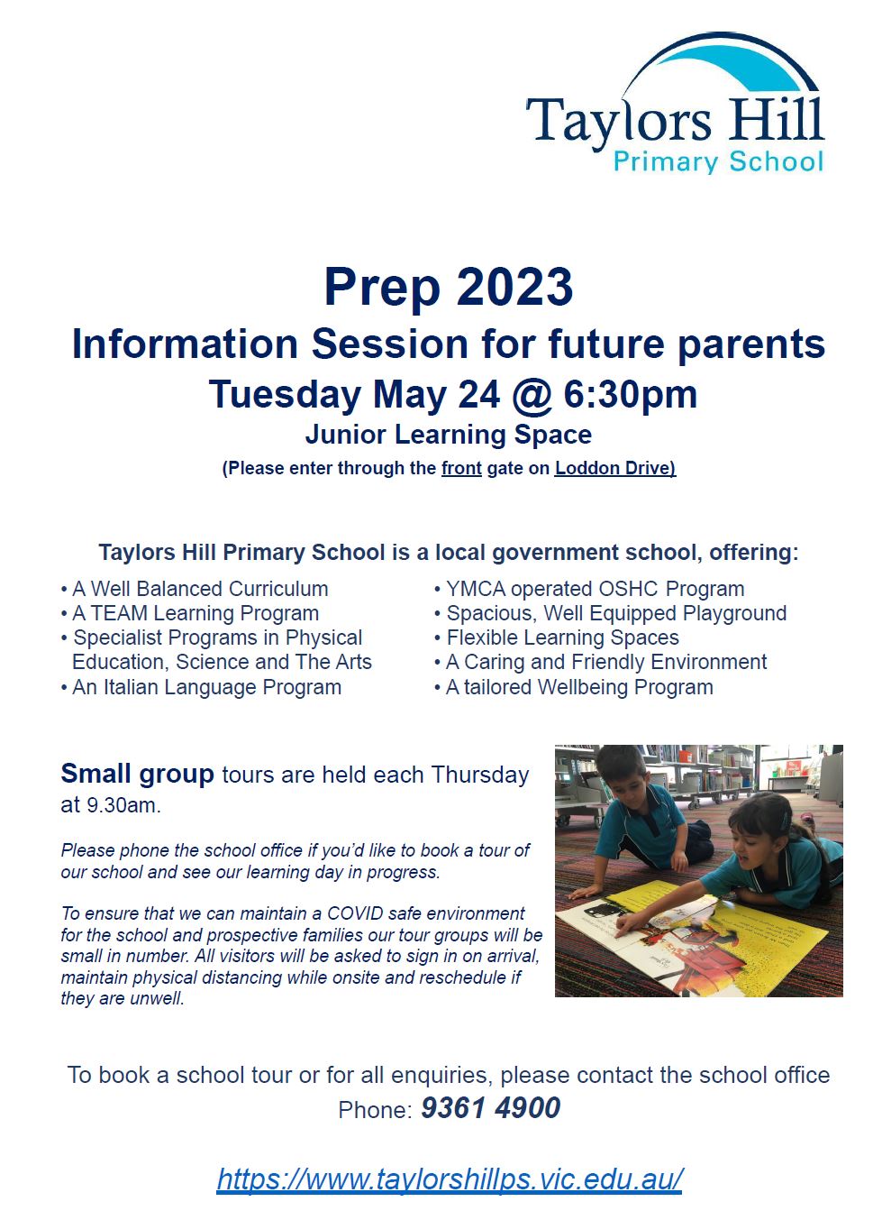 Prep 2023 Information Session
