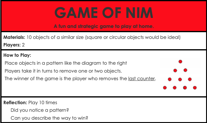 Numeracy at Home
